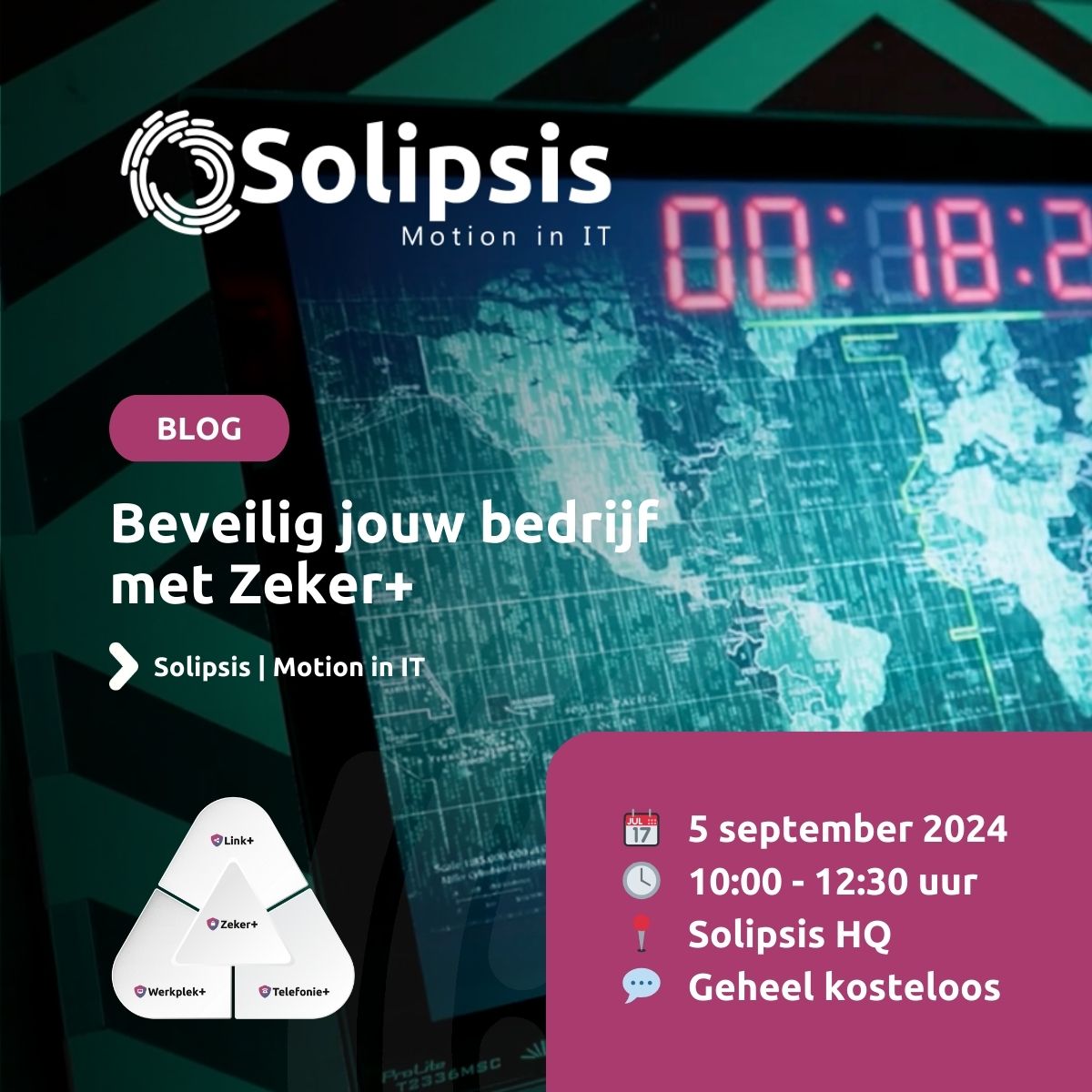 Beveilig jouw bedrijf met Zeker+ - Solipsis